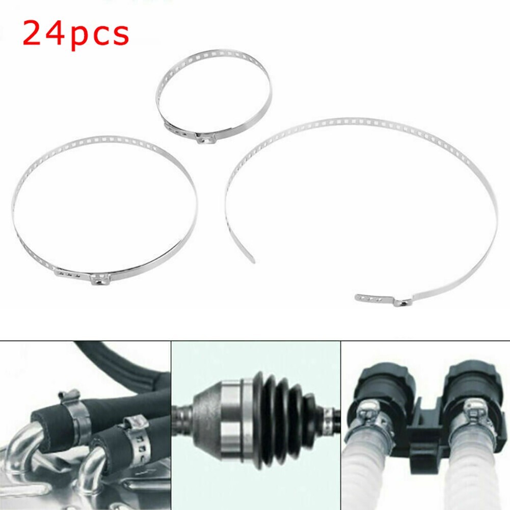 Practical Car CV Boot Clamp Car Parts Set 0.6mm Thickness Large & Small ...