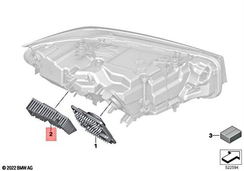 Genuine BMW BMW I I3 G20 LED mod.turn ind./dayt.driv.lights right ...