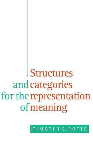 Structures and Categories for the Representation of Meaning by Timothy ...