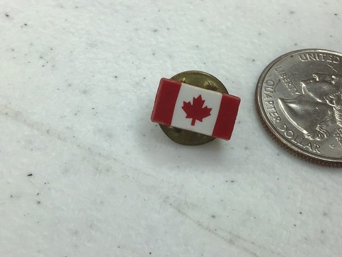 Canadian Flag Enamel Lapel Pin Pinback Red Maple Leaf Canada. | eBay