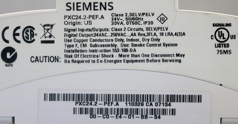 Siemens PXC24.2-PEF.A PXC Compact Programmable Controller New | eBay