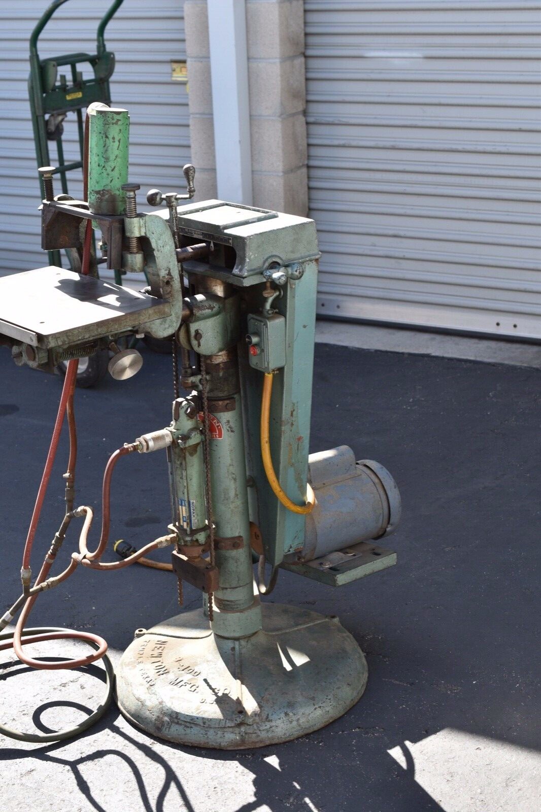 Newton B100 Dual Spindle Horizontal Boring Machine air powered | eBay