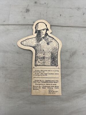 WW2 US Shooting Target German Soldier Original (T265 | eBay