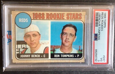 1968 Topps Reds Rookies Johnny Bench | eBay