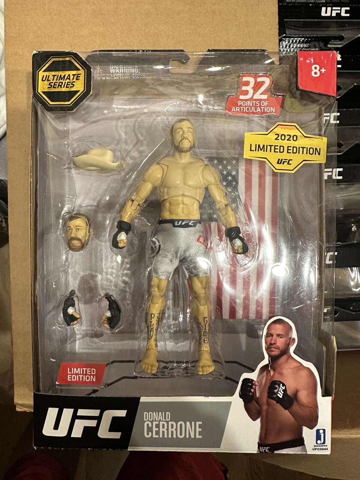 UFC Ultimate Series Limited Edition DONALD CERRONE Figure Jazwares Grey ...