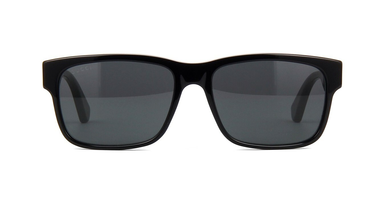 Gucci GG0340S Shiny Black/Grey (006) Sunglasses 889652155562| eBay