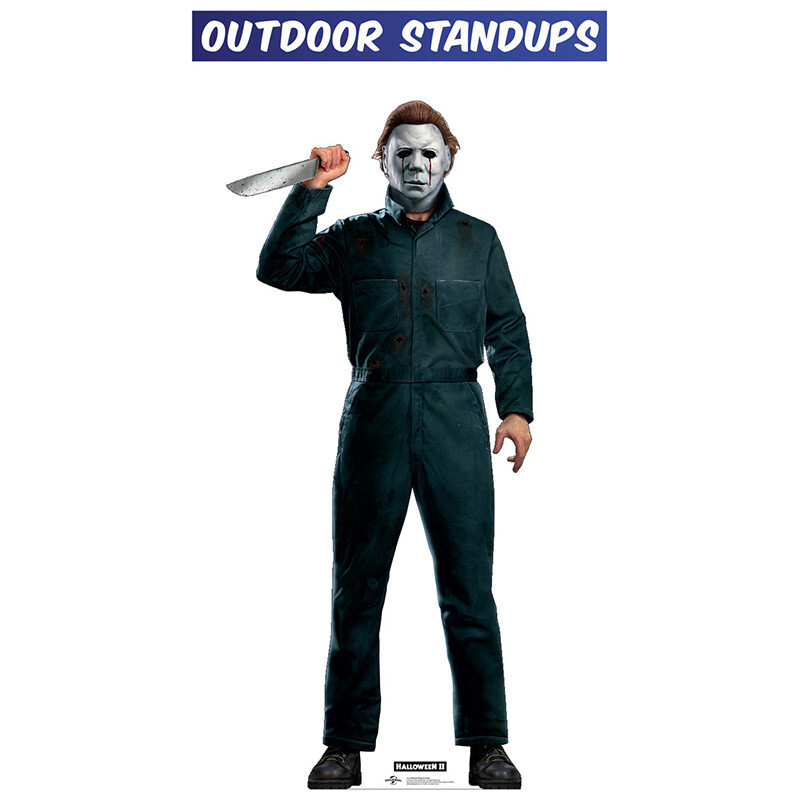 MICHAEL MYERS "Halloween" Plastic OUTDOOR YARD DECOR Standee Standup ...