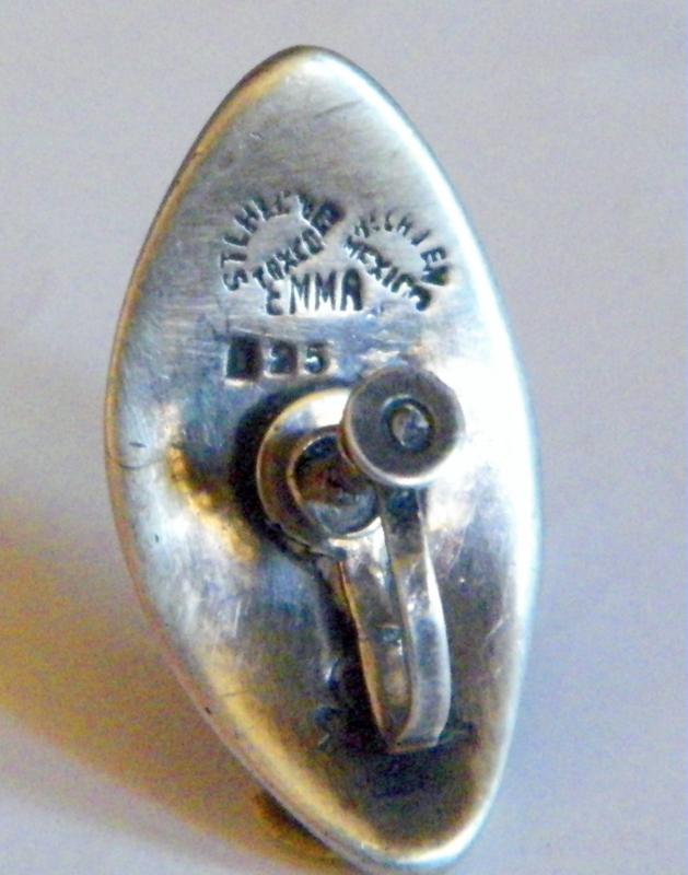 VINTAGE PAIR OF SCREW BACK STERLING EARRINGS BY EMMA MELENDEZ, TAXCO | eBay