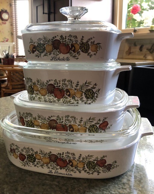 8 piece Spice of Life Corning Ware - Rare - Hologram Stamp 1972-79 | eBay