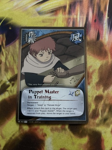 Naruto CCG, Puppet Master in Training, 743, 1st Edition, LP, Rare | eBay