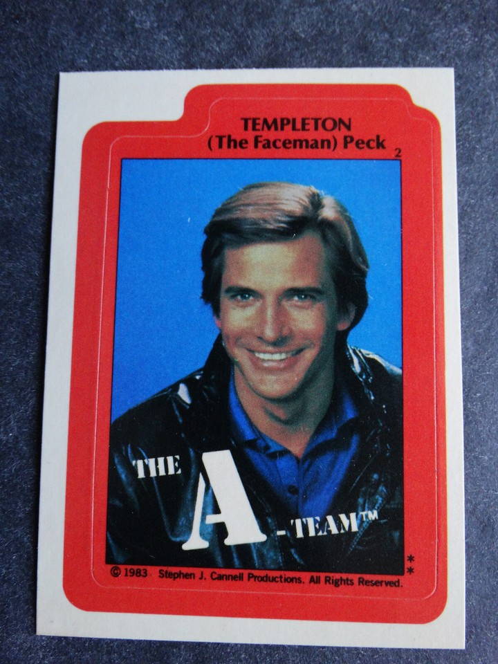 1983 Topps The A-Team Tv Show Trading Card Complete Your Set You U Pick ...