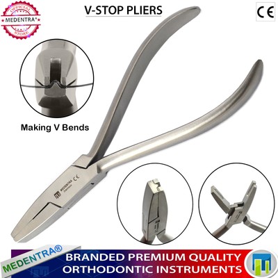 1Pcs Orthodontic V-Stop Bend Plier Ortho Braces Archwire Forming Dental ...