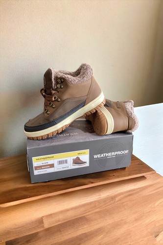 Weatherproof Shoes for Men in Brown 8 Slope Style | eBay