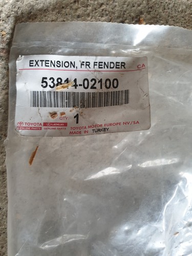 Toyota Auris 2015 Wing Bracket Front Left Side Original Part 53814 ...