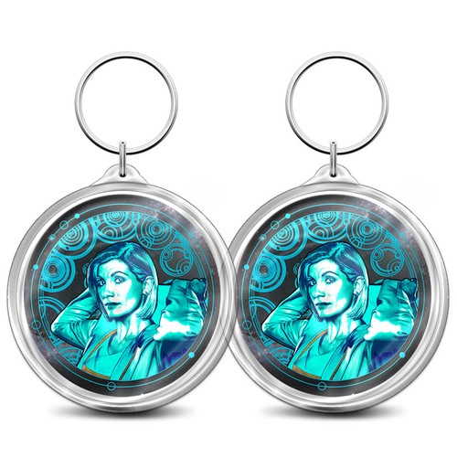 Doctor Who Key Ring /Bag Charm / Key Fob 13th Doctor, Jodie Whittaker ...