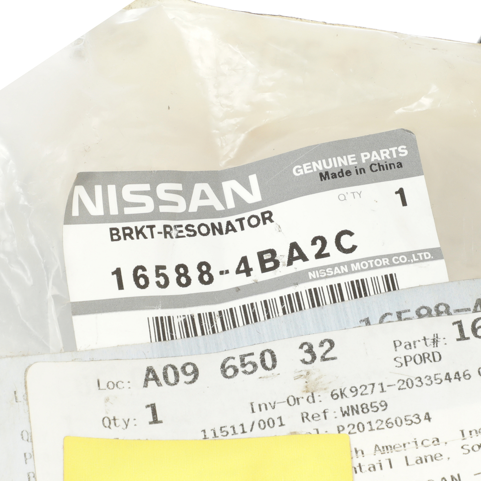 Genuine Nissan Rogue Intake Duct Rear Bracket 16588-4ba2c 165884BA2C ...