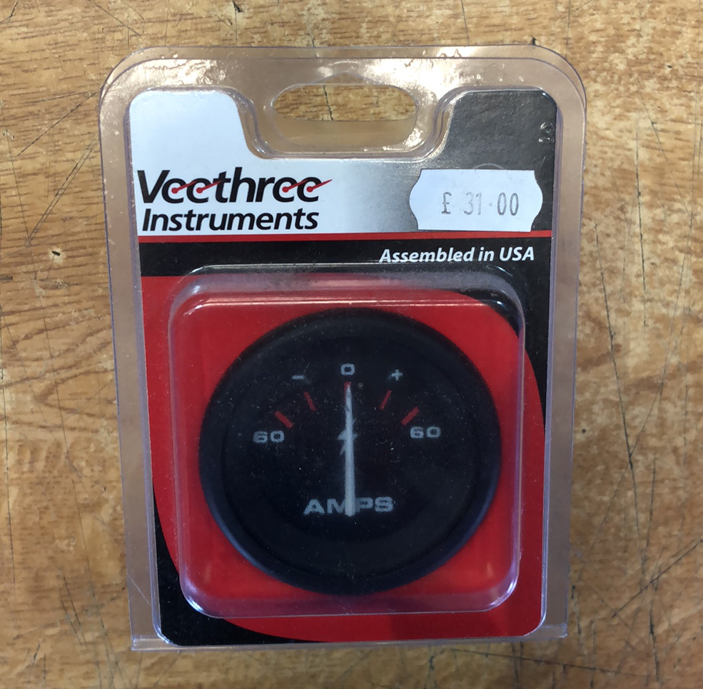 VEETHREE INSTRUMENTS AMMETER 60 AMP | eBay UK