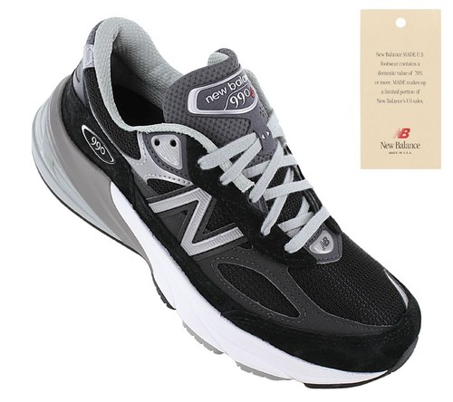 NEW New Balance 990v6 - MADE in USA - Women's Sneakers Shoes Black ...