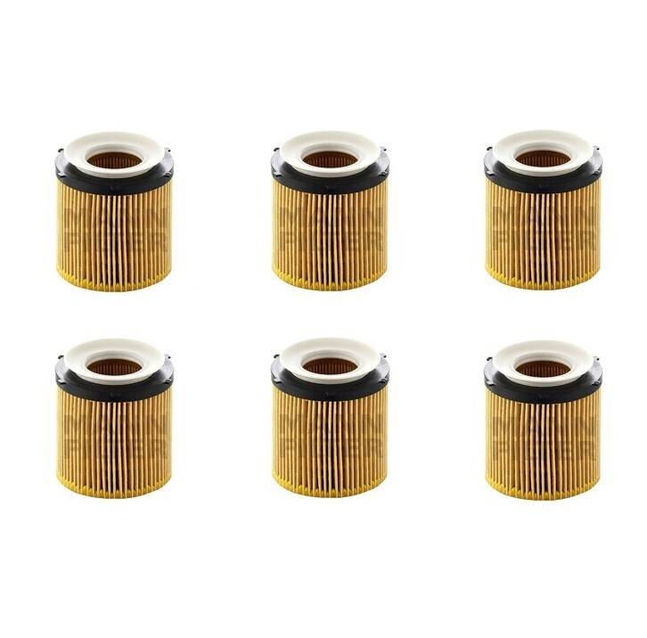 MANN Set of 6 Oil Filters for BMW E89 F10 F30 328i 528i 528i xDrive Z4 ...