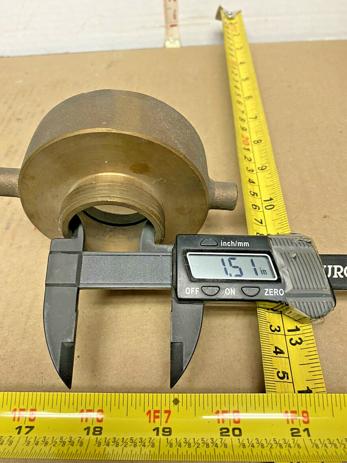 Fire Hose Hydrant Brass Reducer/Adapter 2-1/2" Female NPSH x 1-1/2 ...