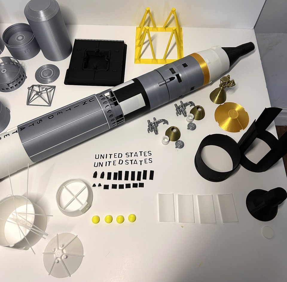 Titan II Rocket Model Kit – Gemini NASA Space Rocket – Detailed Display ...