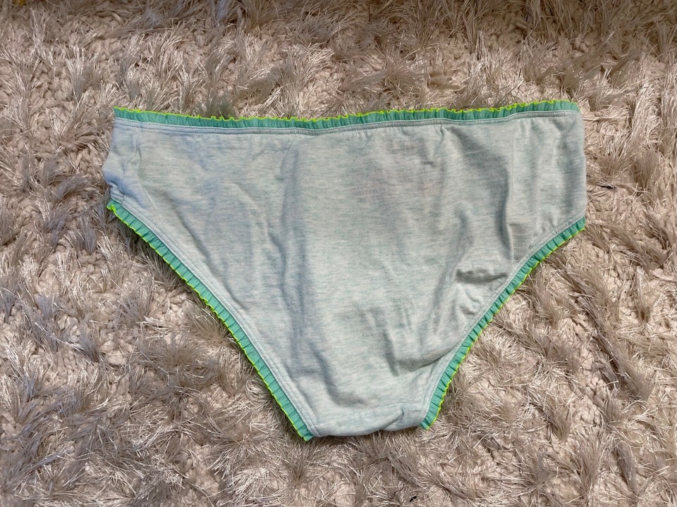 Victoria's Secret Old Vintage Ruffled Trim Hipster Pantie Size L! VERY ...