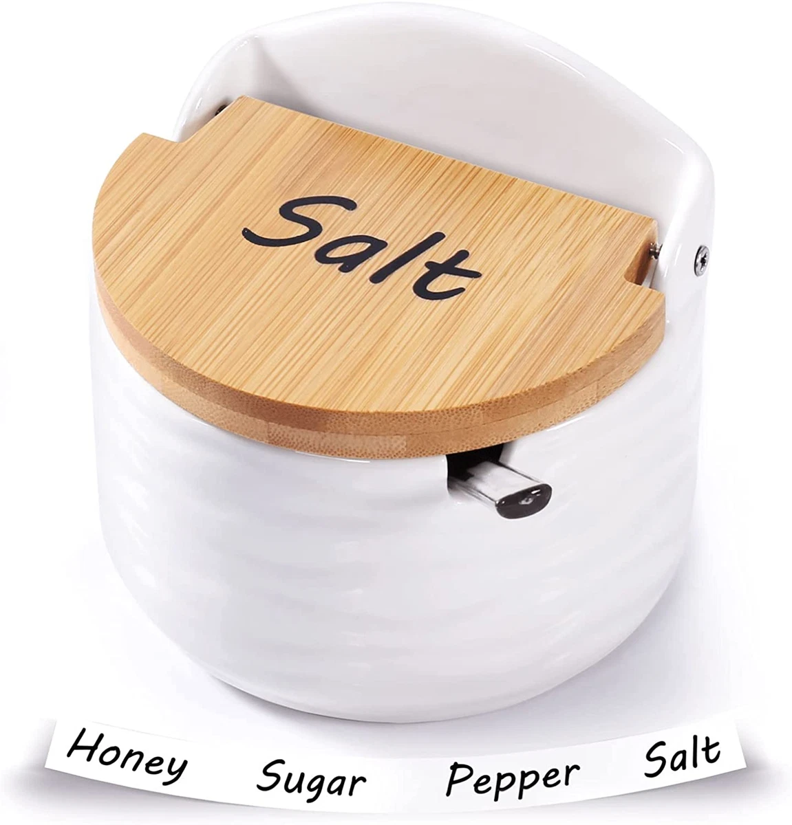 Ceramic Salt Cellar With Lid