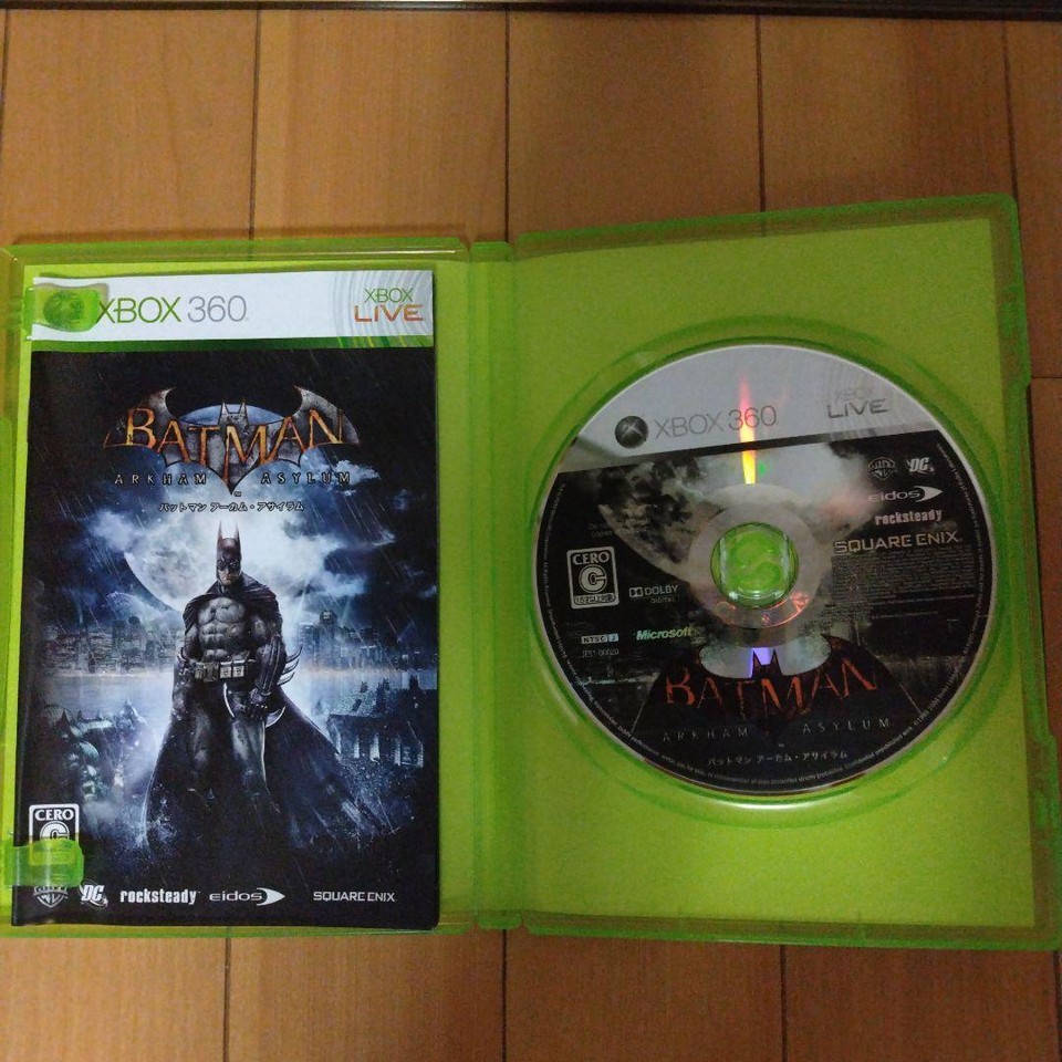 Xbox 360 Batman Arkham Asylum Japan version ((language/Japanese) japan ...