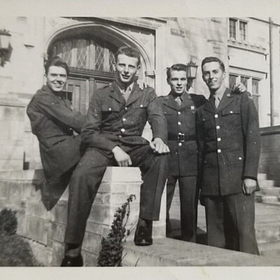 WW2 Snapshot Photos Military Men Soldiers In Uniform 1944 | eBay