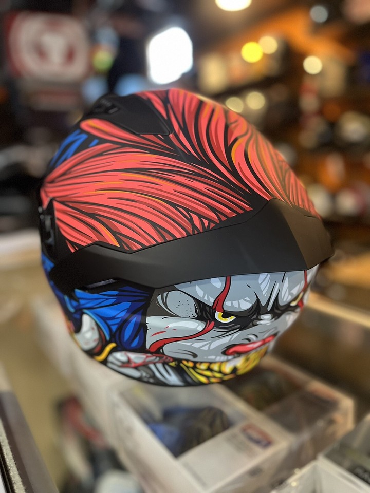 Evil Clown New full face motorcycle helmet dot approved | eBay