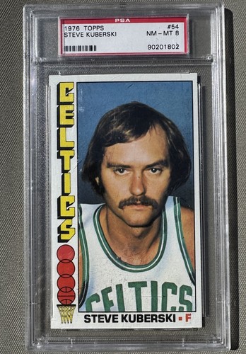 1976 Topps Basketball Big Boy Steve Kuberski #54 PSA 8 NM-MT Boston ...