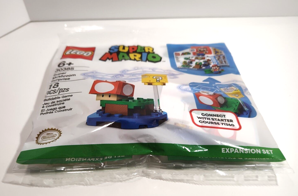 Lego Super Mario Mushroom Surprise Polybag 30385 Unopened NEW | eBay