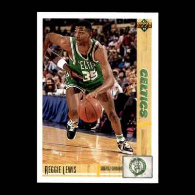 Reggie Lewis 1991-92 Upper Deck Boston Celtics #123 R328T 50 | eBay