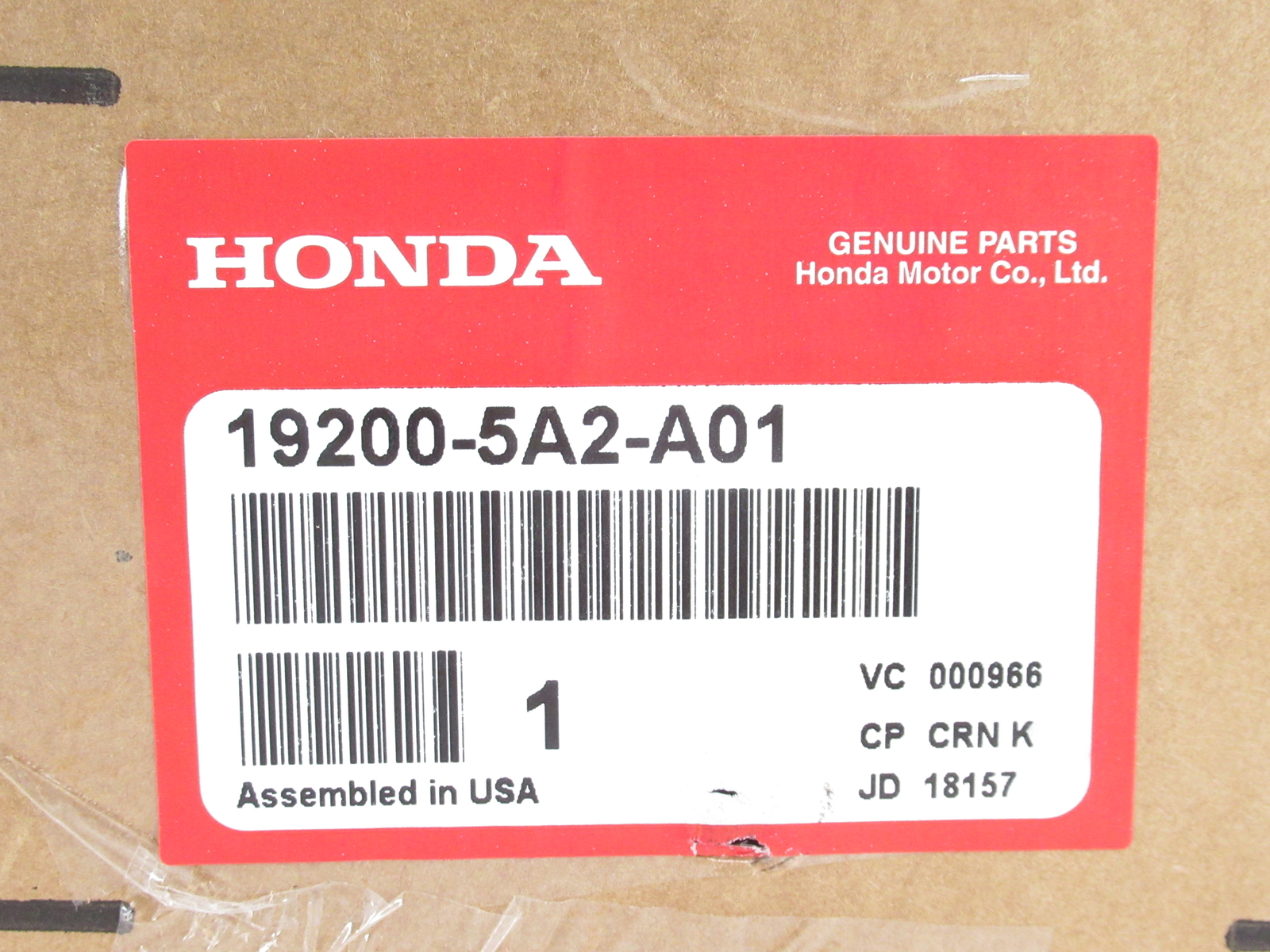 Genuine OEM Honda Acura 19200-5A2-A01 Water Pump Assembly | eBay