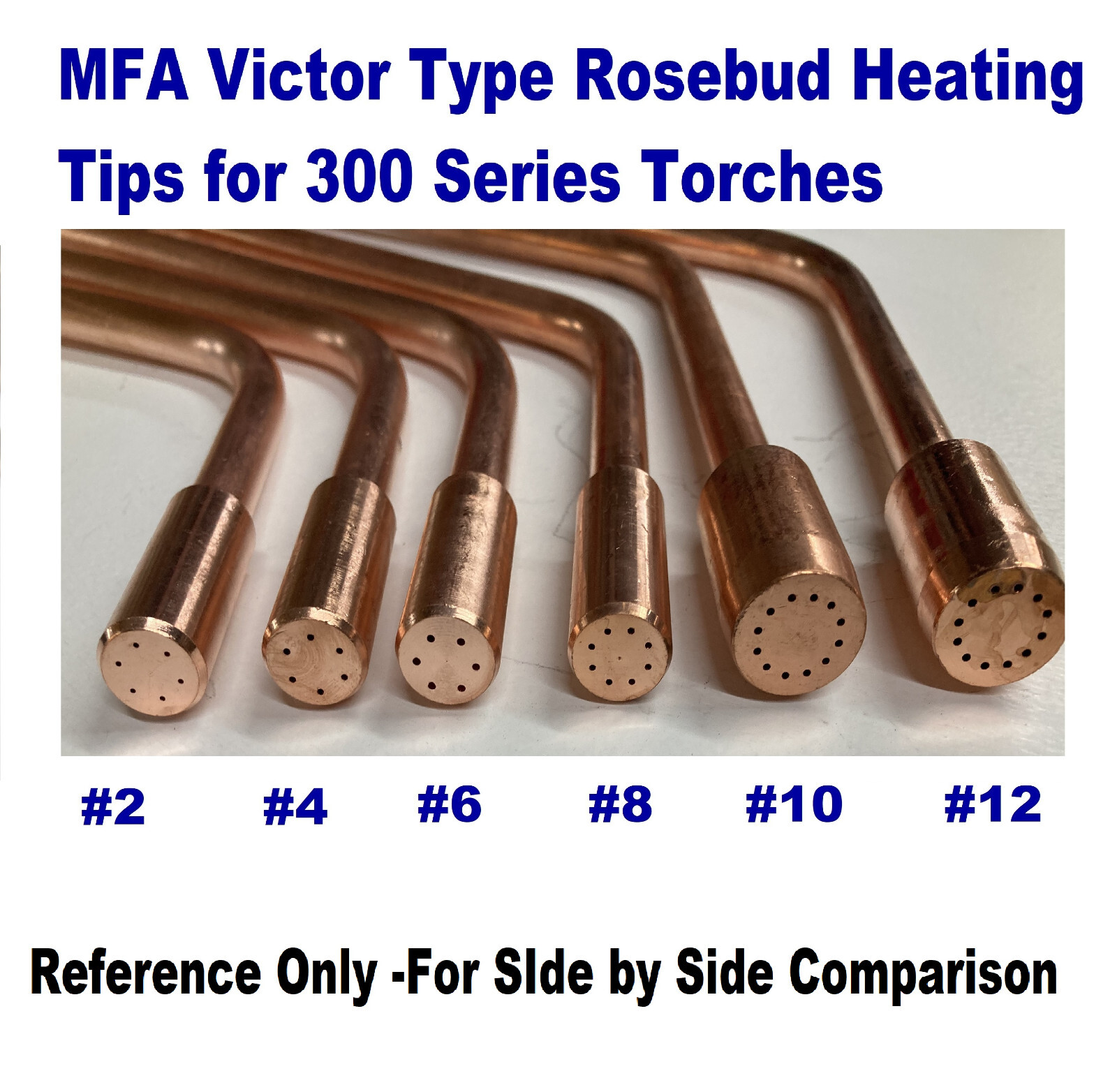 MFA Heating Nozzle Tip Rosebud for Victor/Victor-Type 300 Series #2 ...