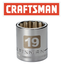 Craftsman Easy Read Socket 1/2 or 3/8" Drive Shallow or Deep Metric mm ...