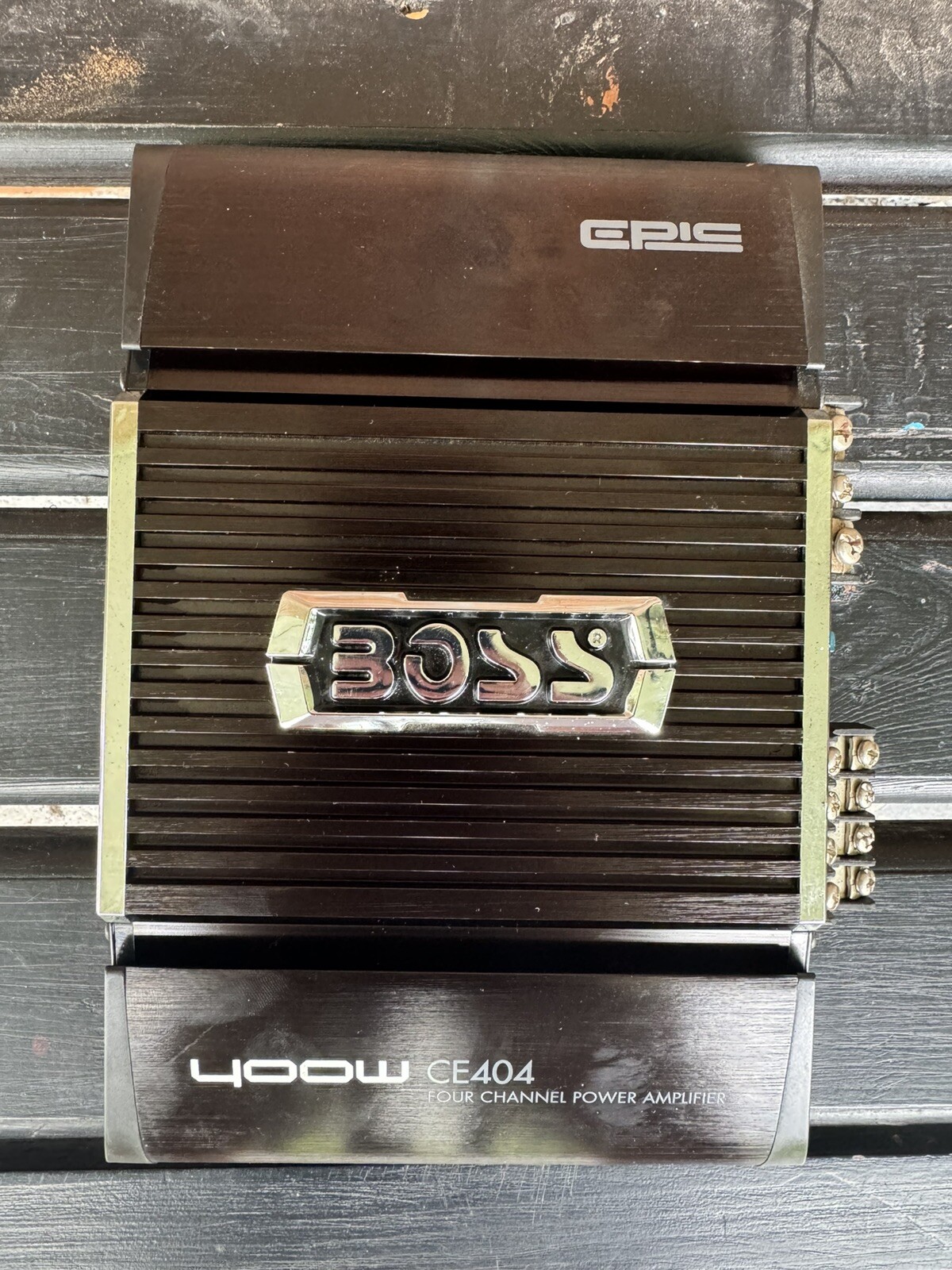 BOSS Audio Systems 4 Channel Power Amplifier CE404 400 Watt Full Range ...