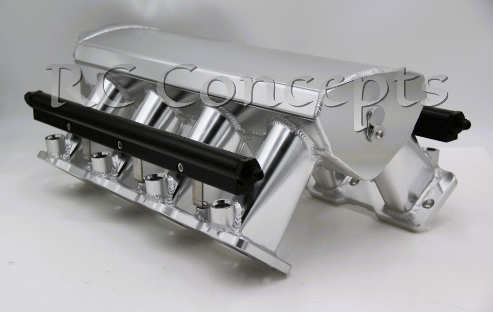 102MM ALUMINUM HIGH RISE LS3 L92 L99 LSA INTAKE MANIFOLD 6.2L SILVER ...