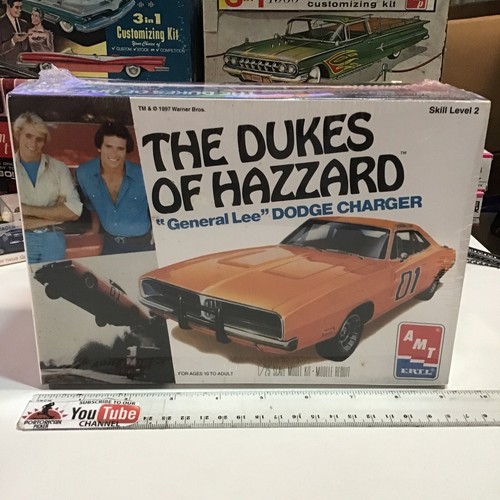 AMT MODEL MIT #8597 THE DUKES OF HAZZARD GENERAL LEE DODGE CHARGER 1/25 ...