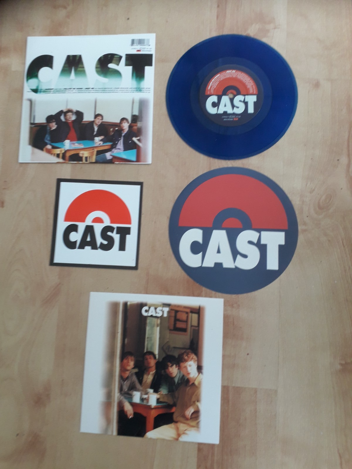 CAST - ALRIGHT - LTD BLUE VINYL + PRINT+STICKER - UK ISSUE 7" | eBay UK