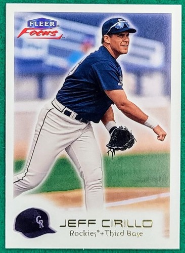 Jeff Cirillo - 2000 Fleer Focus #180 - Colorado Rockies Baseball Card ...