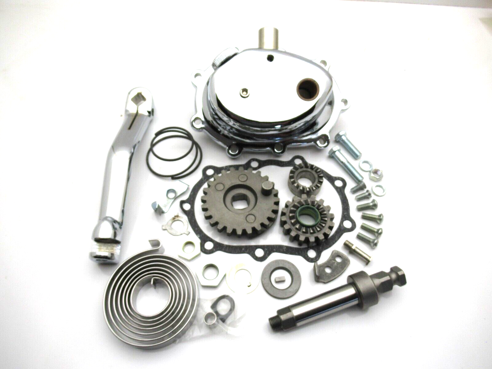 4 SPEED CHROME KICKSTART CONVERSION KIT FOR HARLEY FL FLH 1966-84 | eBay