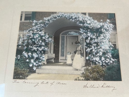 Rare Wallace Nutting Child "Wavering Footsteps" Hand Colored | eBay