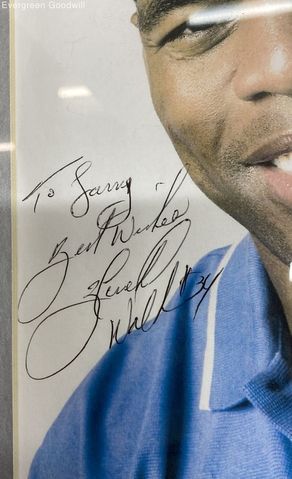 Framed Dallas Cowboys Emmitt Smith(?) Autograph w/o COA | eBay