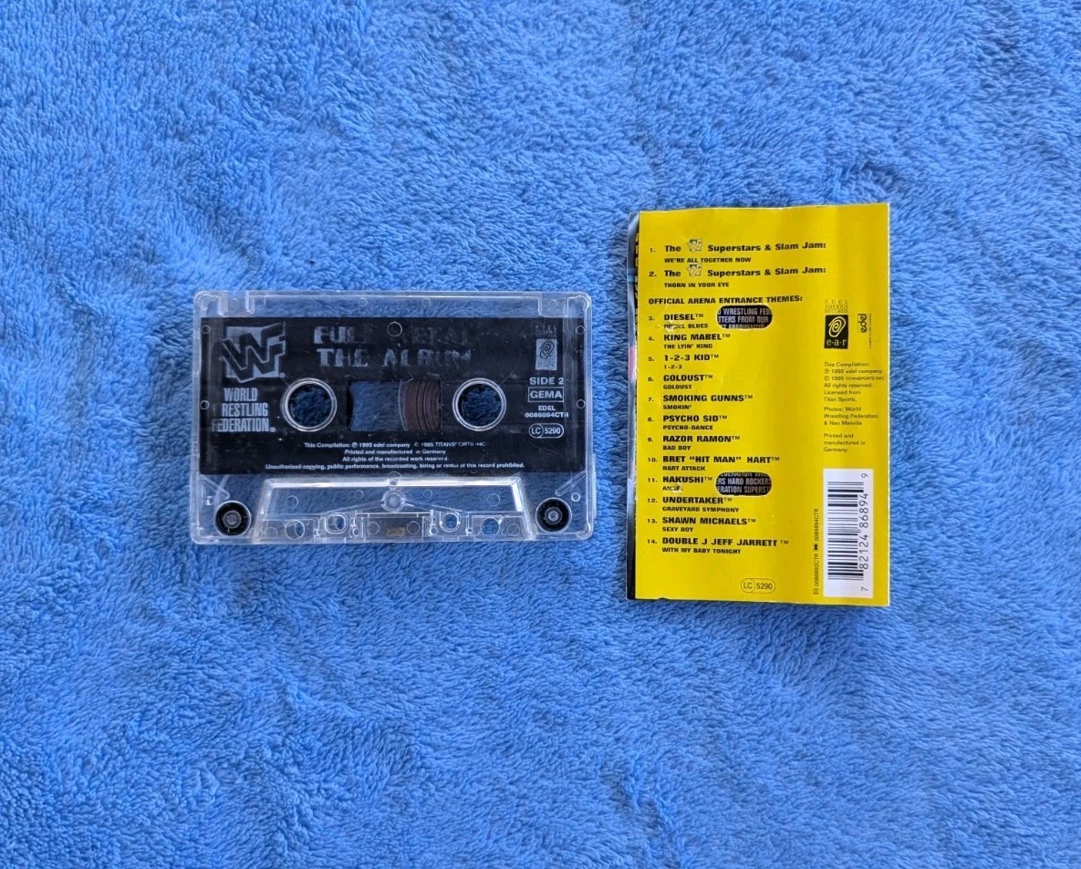 WWF FULL METAL The Album Cassette Tape 1995 World Wrestling Federation ...