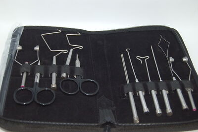 Troutflies Fly Tying Tool Kit, Scissors, Bodkin, Whip, Dubbing, Feather ...