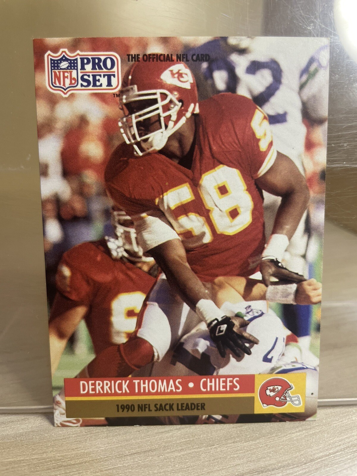 DERRICK THOMAS FOOTBALL CARD KANSAS CITY CHIEFS PRO SET 1991 #19 | eBay