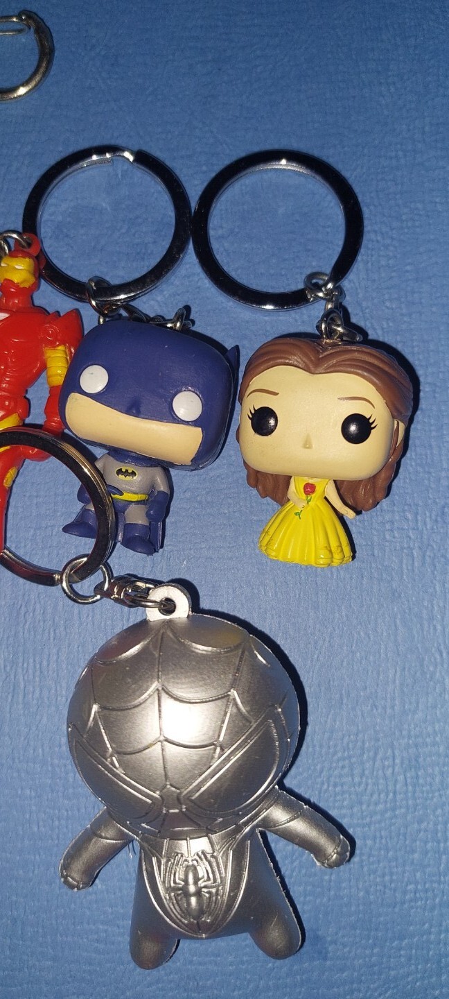 Marvel Mini Funko Action Figure Keychain Lot | eBay