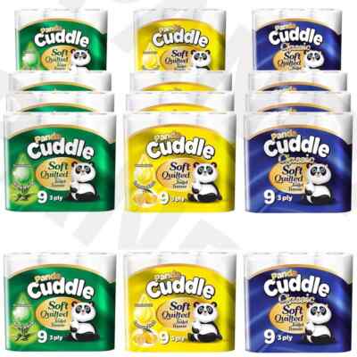 Panda Cuddle Classic Soft Quilted 3 Ply Toilet Tissue Roll Ultimate ...