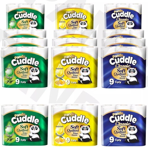 Panda Cuddle Classic Soft Quilted 3 Ply Toilet Tissue Roll Ultimate ...